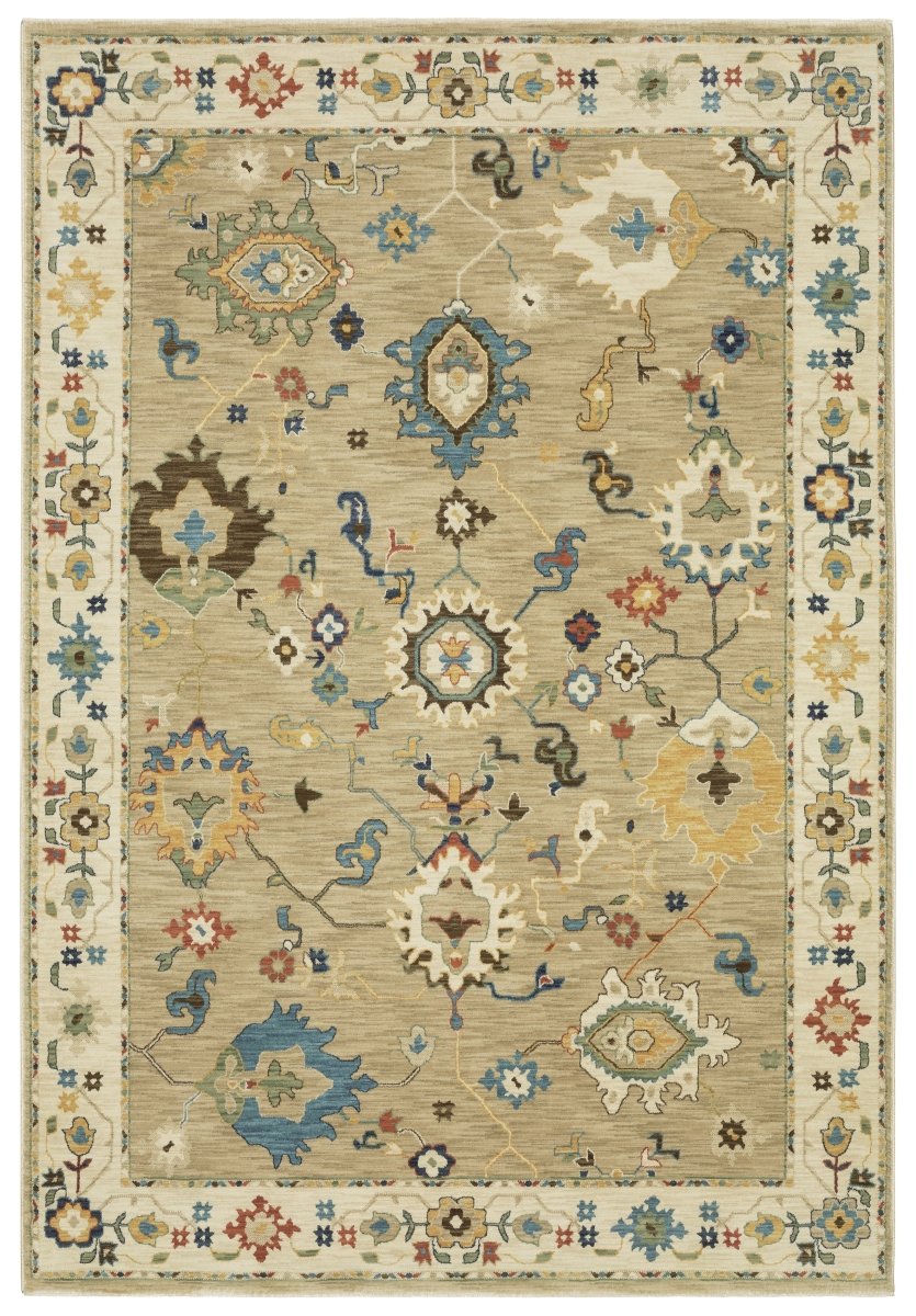 Oriental Weavers Sphinx Francesca Fr04E Beige/ Multi Rug - Oriental ...