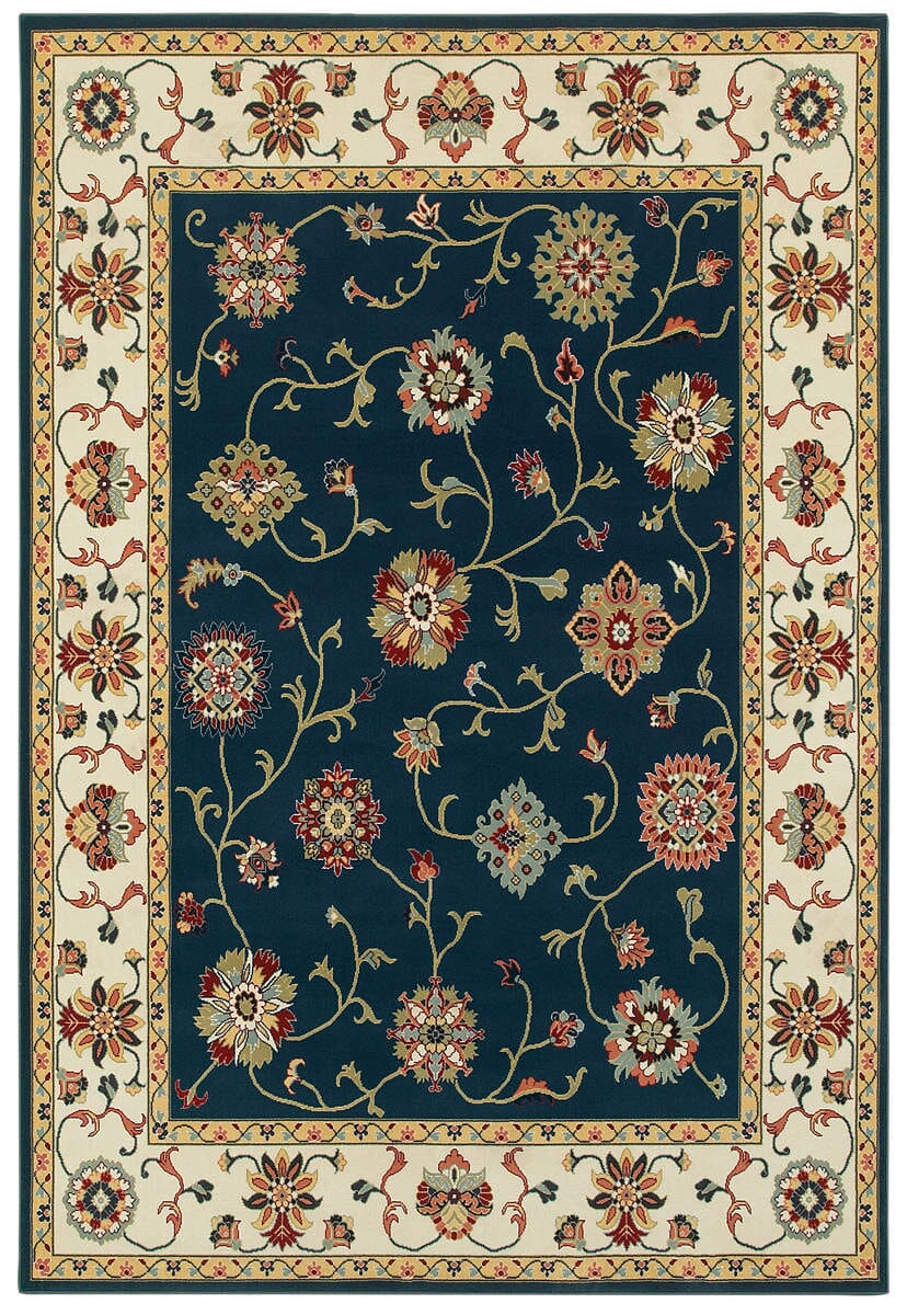 Oriental Weavers Sphinx Kashan 2336B Navy / Ivory Rugs - Oriental ...