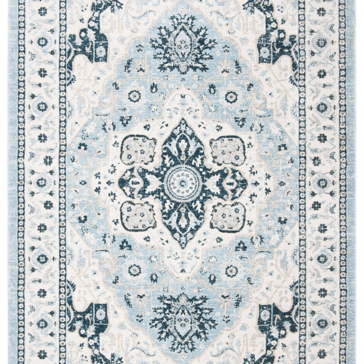 Safavieh Isabella Isa936M Light Blue/Cream Rug - Safavieh